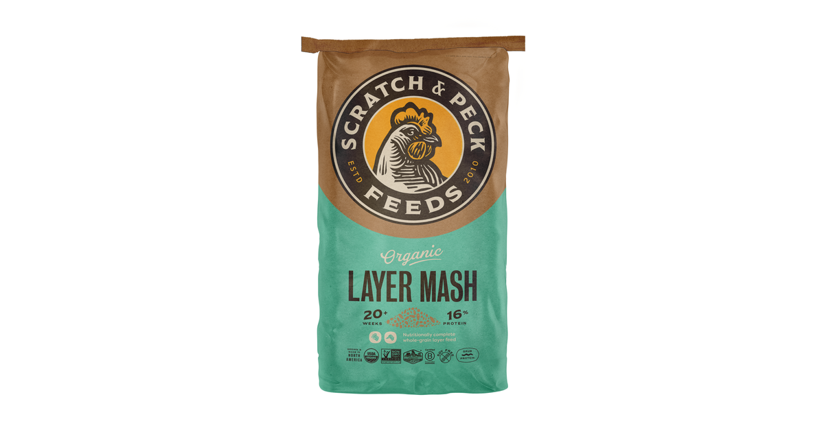 Scratch & Peck Feeds Chicken and Duck Feed, 16%, Soy and Corn Free ...