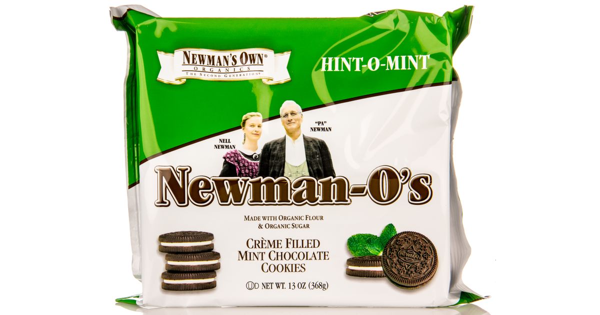 @@Newman's Own Newman-O's Hint-O-Mint Cream Filled Cookie - Azure Standard