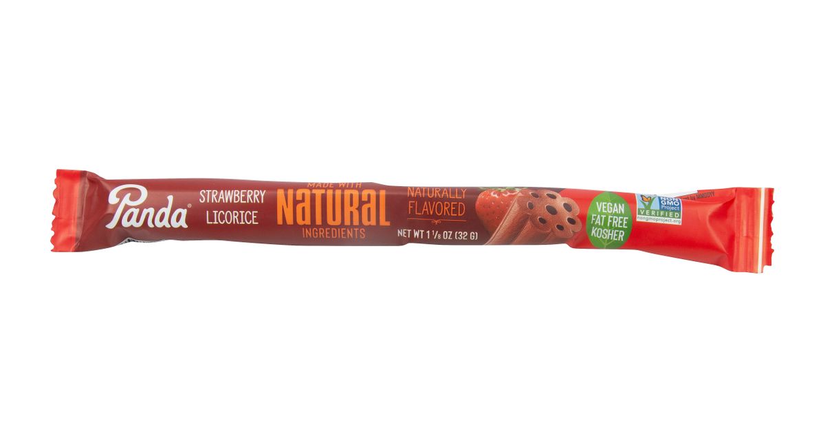 Panda Strawberry Licorice, Soft Sticks - Azure Standard