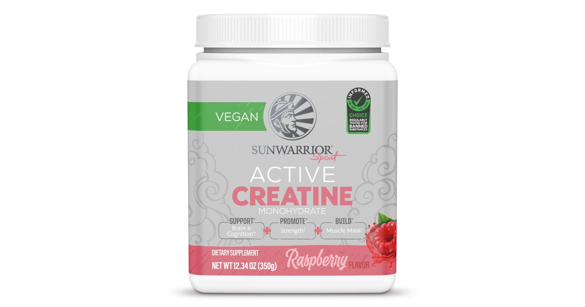 Sunwarrior Active Creatine, Raspberry - Azure Standard