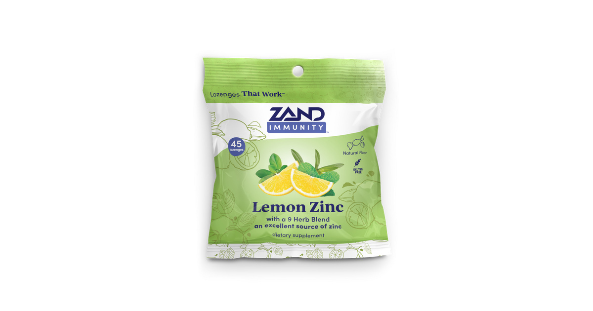 Zand Herbal Lozenges, Lemon Zinc - Azure Standard