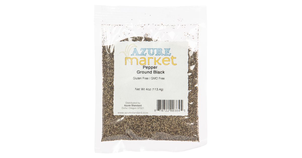 Azure Market Pepper, Ground, Black - Azure Standard