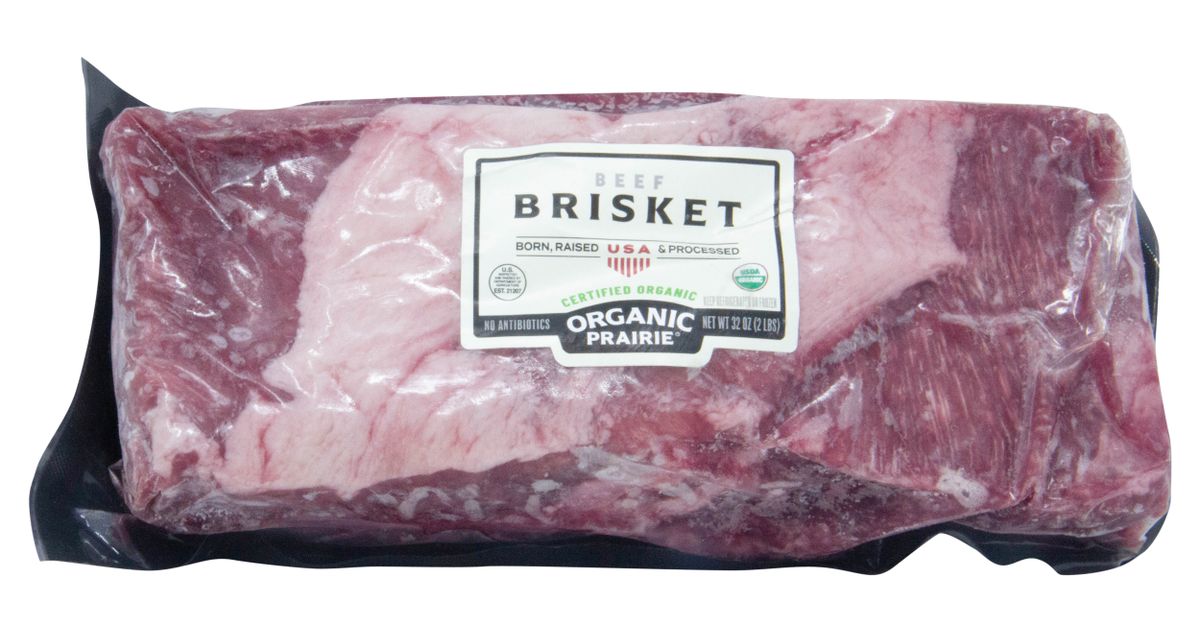 Organic Prairie Beef Brisket, Frozen, Organic - Azure Standard