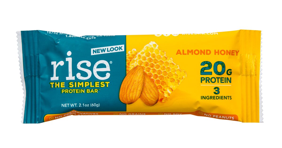 @@Rise Bar Protein Bar, Honey Almond - Azure Standard