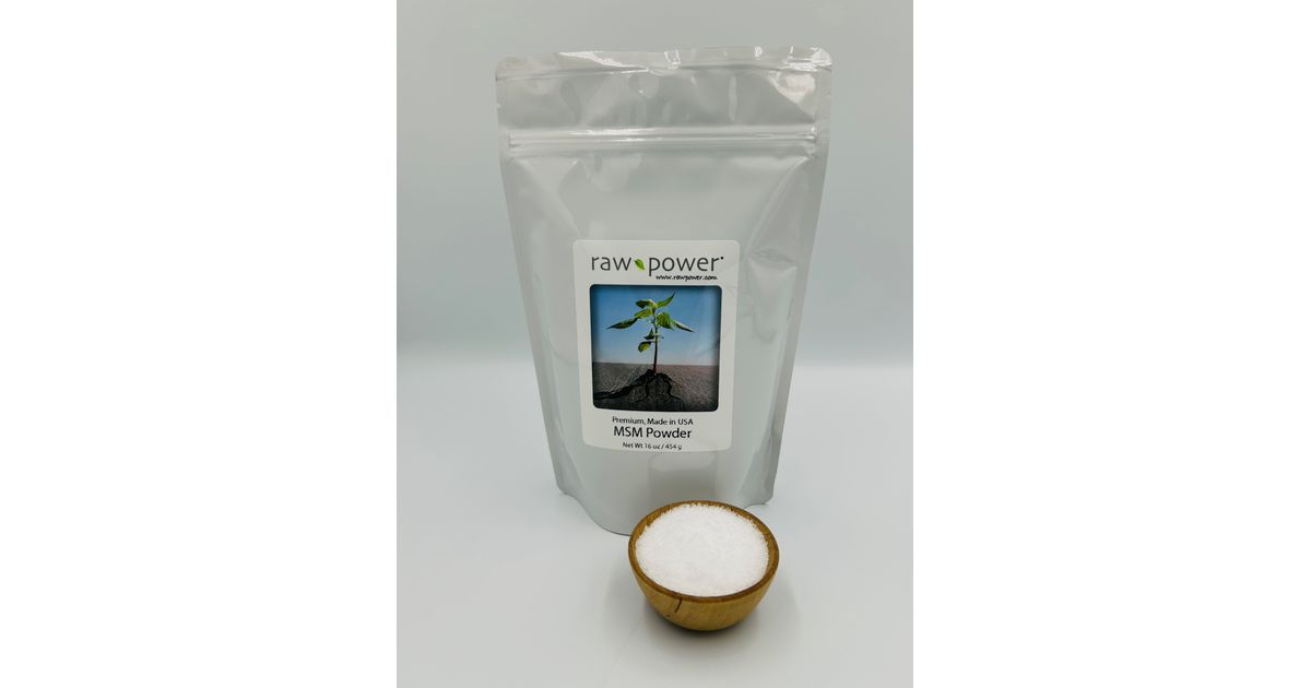Raw Power MSM Powder 100% pure - Azure Standard