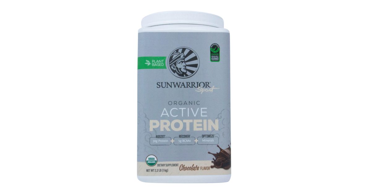 Sunwarrior Active Protein Chocolate, Organic - Azure Standard