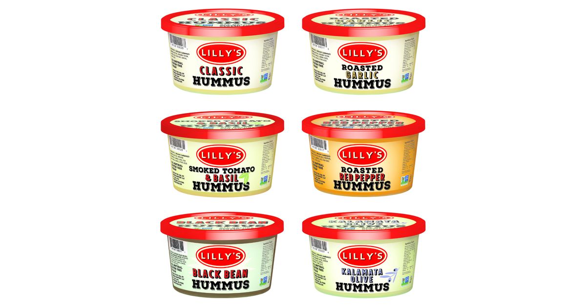 @@Lilly's Hummus Variety Pack, 6 Flavors - Azure Standard