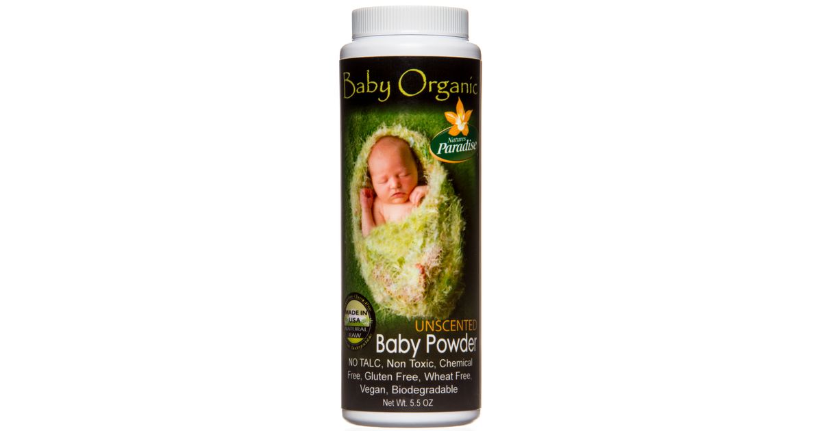 @@Nature's Paradise Organics Baby Powder, Unscented, Organic - Azure ...