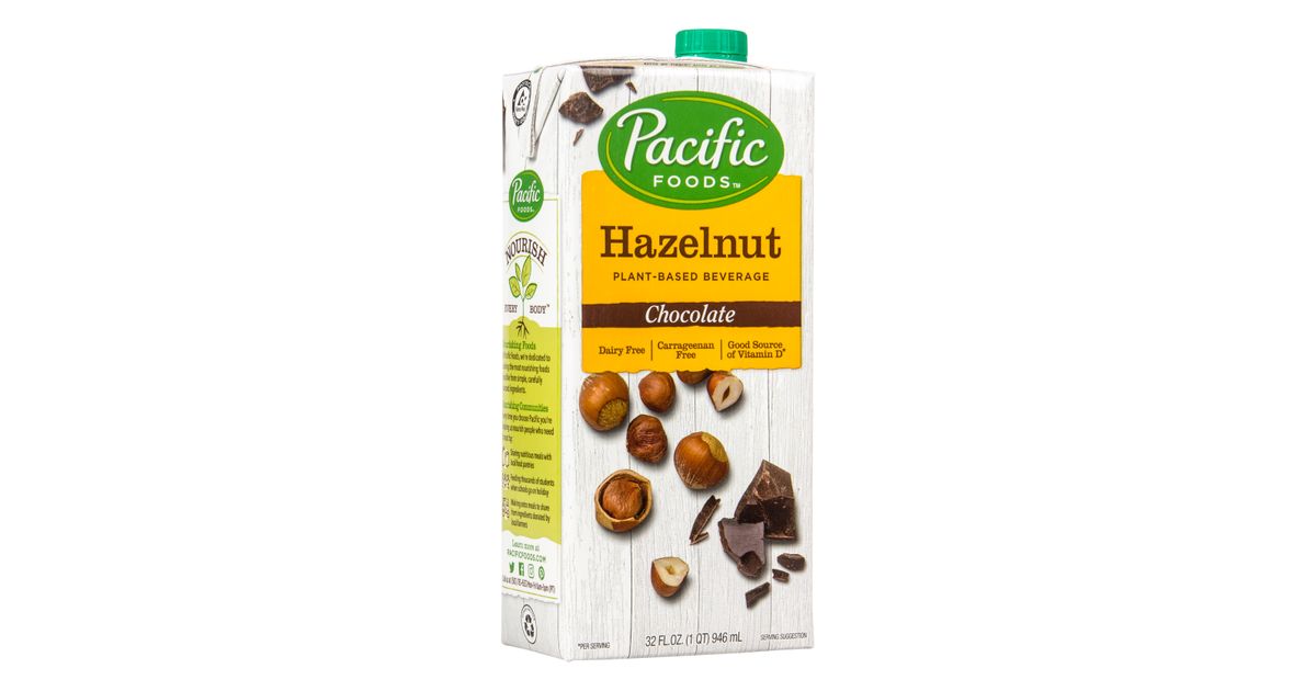 Pacific Foods Hazelnut Milk, Chocolate - Azure Standard