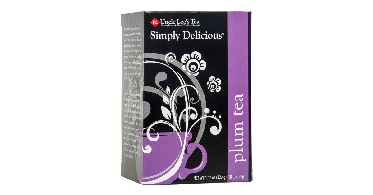 Uncle Lee's Teas Simply Delicious Plum Tea - Azure Standard