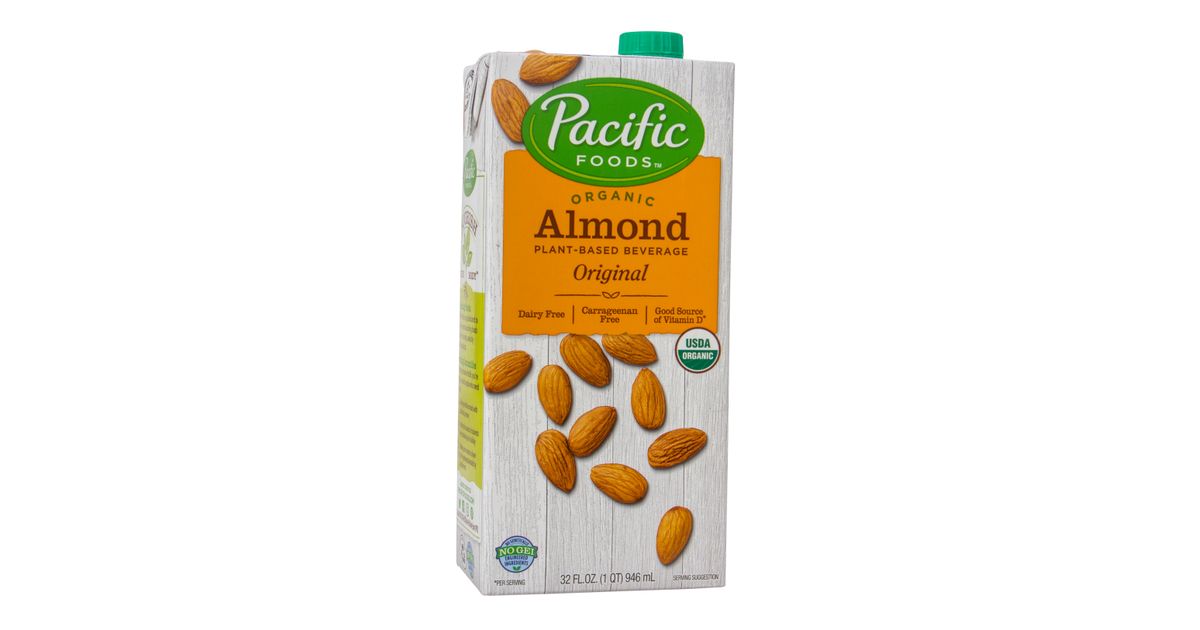 Pacific Foods Almond Beverage, Original, Organic - Azure Standard