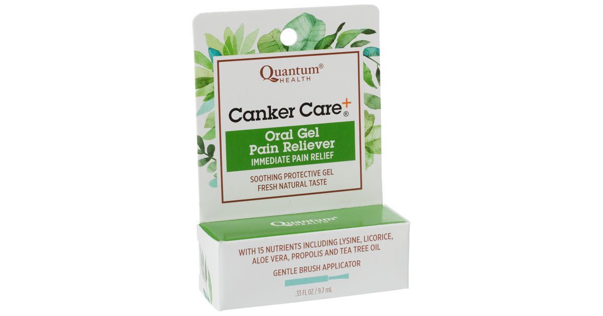 Quantum Health Canker Care + Oral Gel Pain Reliever - Azure Standard