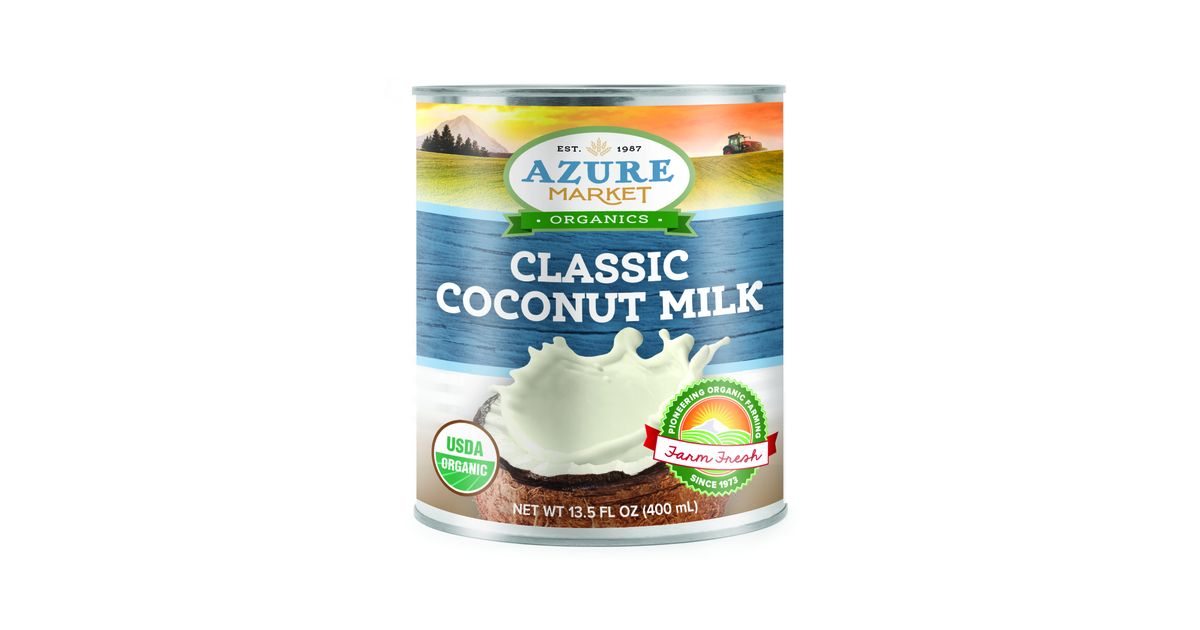 Azure Market Organics Coconut Milk, Classic, Organic - Azure Standard