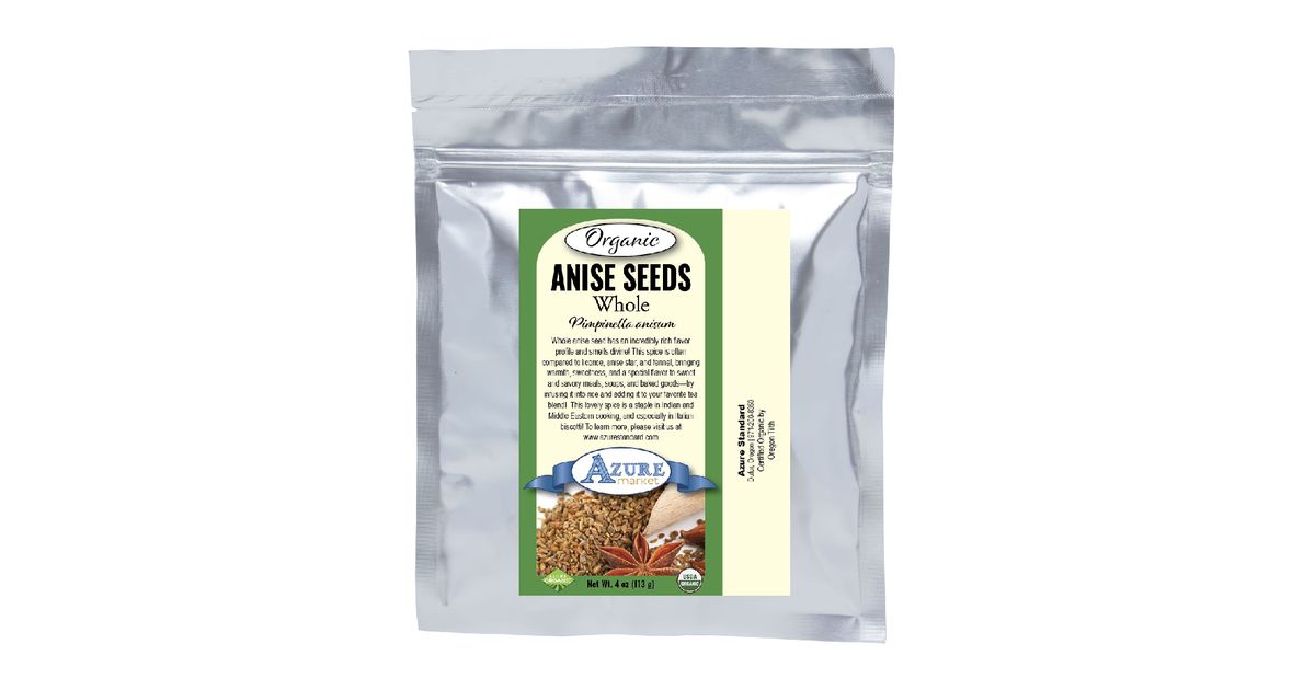 Azure Market Organics Anise Seeds, Whole, Organic - Azure Standard