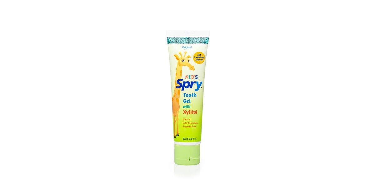 Spry Kids Xylitol Tooth Gel, Original, Fluoride Free - Azure Standard