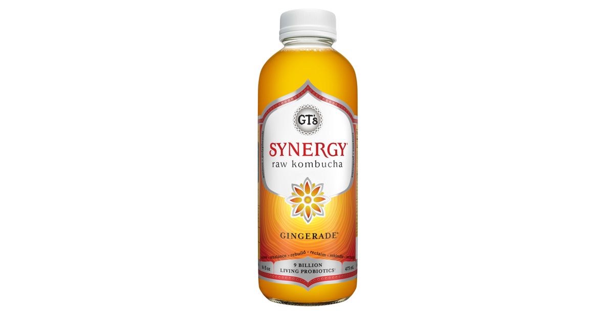 GT's SYNERGY, Kombucha Raw, Gingerade - Azure Standard