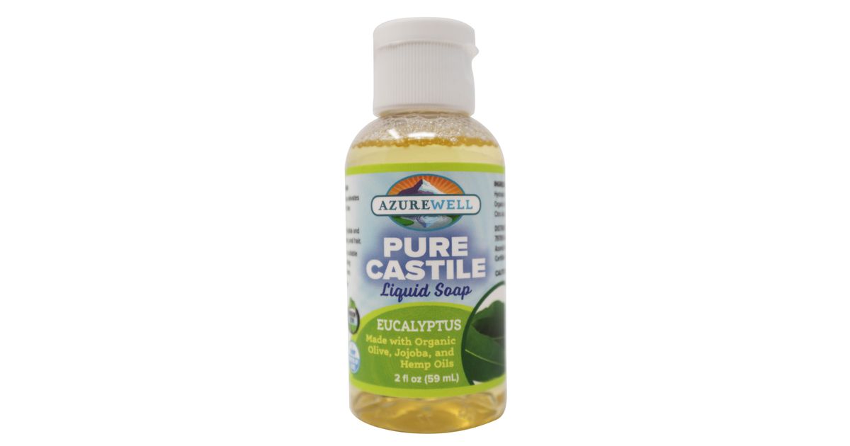 AzureWell Castile Liquid Soap, Pure, Eucalyptus, Organic - Azure Standard