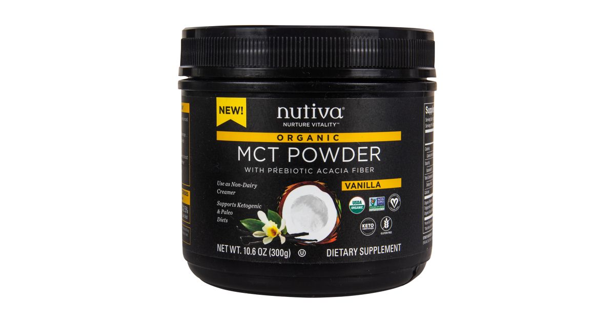 Nutiva MCT Powder, Vanilla, Organic - Azure Standard