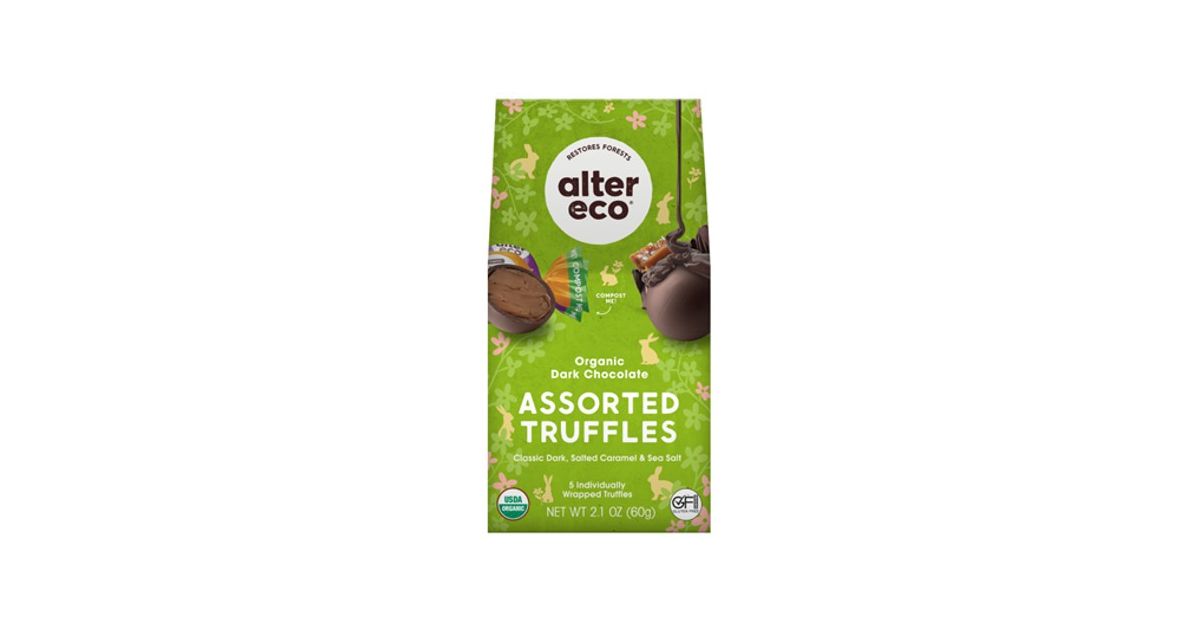 Alter Eco Dark Chocolate Truffles, Assorted, Organic - Azure Standard