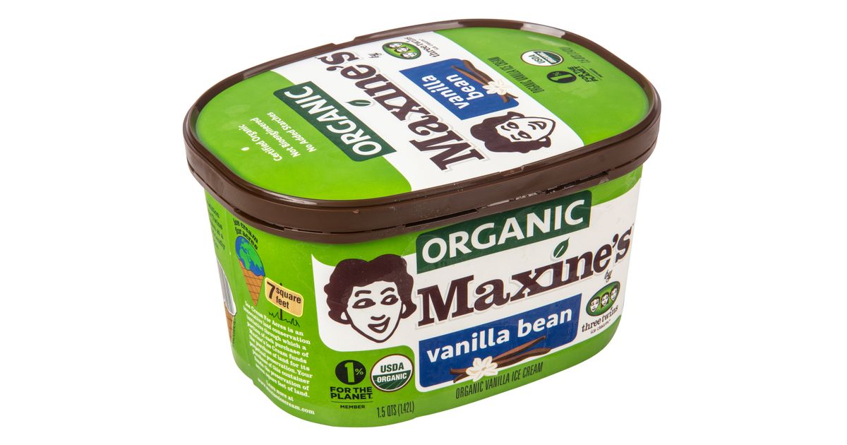 @@Three Twins Maxine's Vanilla Bean Ice Cream, Frozen, Organic - Azure ...