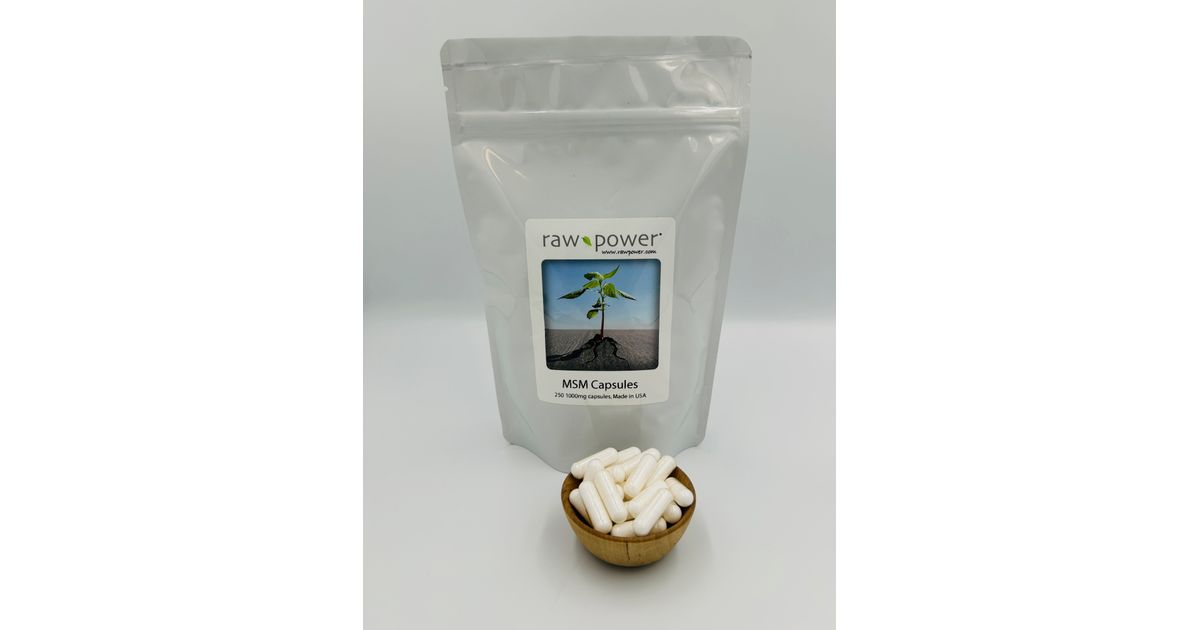 Raw Power MSM Capsules - Azure Standard