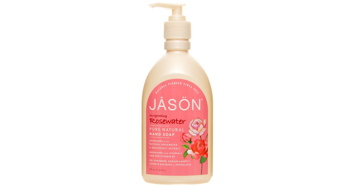 @@Jason Invigorating Rosewater Hand Soap - Azure Standard
