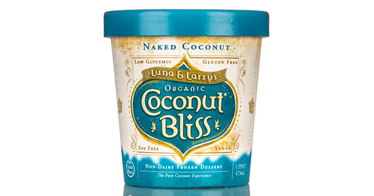Cosmic Bliss Coconut Ice Cream, Naked Coconut, Frozen, Organic, Gluten ...