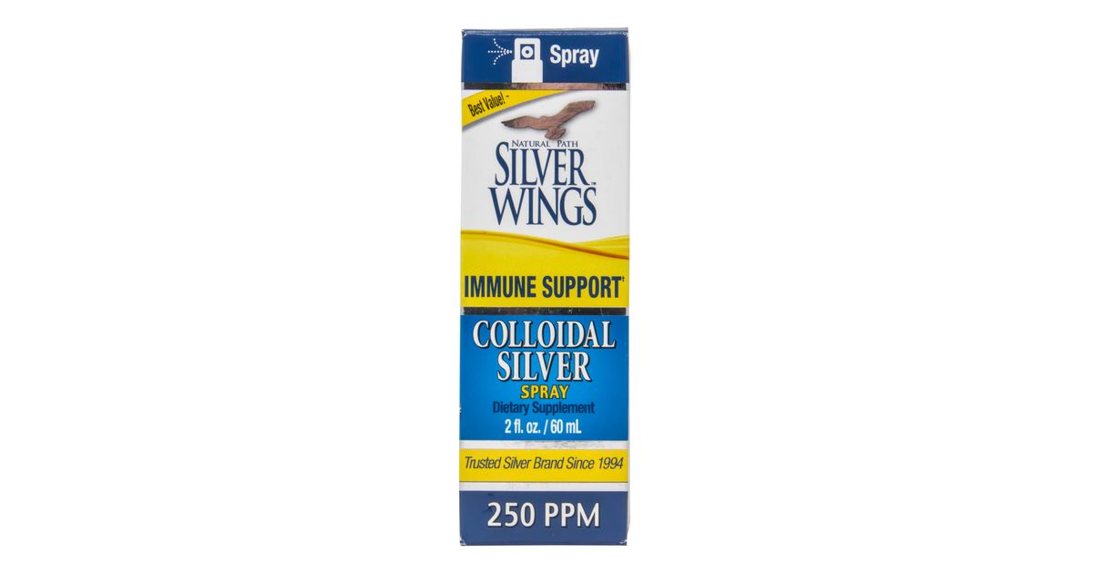 Silver Wings Colloidal Silver, 250 PPM - Azure Standard