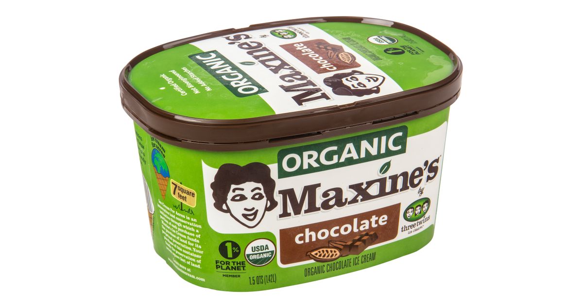 @@Three Twins Maxine's Chocolate Ice Cream, Frozen, Organic - Azure ...