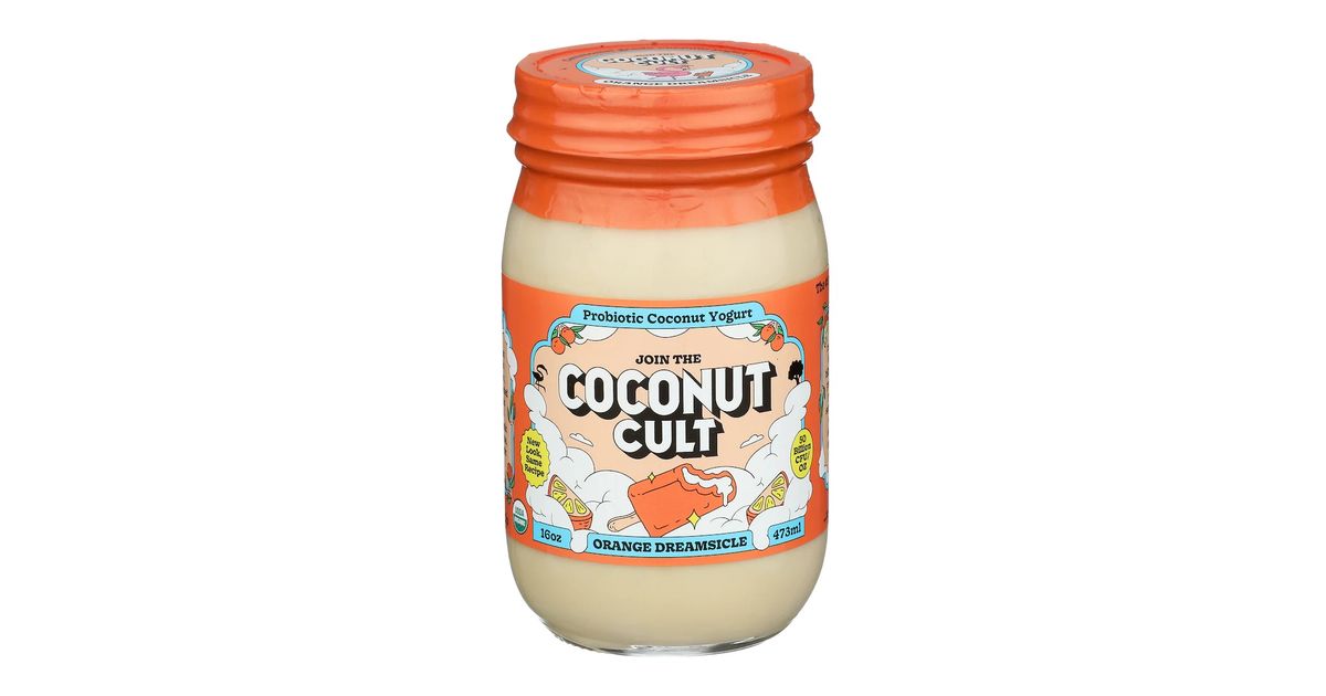 The Coconut Cult Yogurt, Coconut Probiotic, Orange Dreamsicle, Organic ...