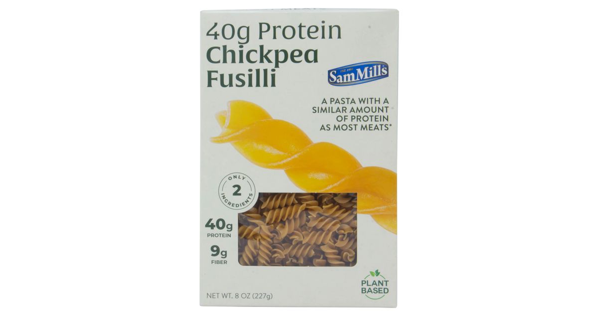 Sam Mills Pasta, High Protein Chickpea, Fusilli - Azure Standard