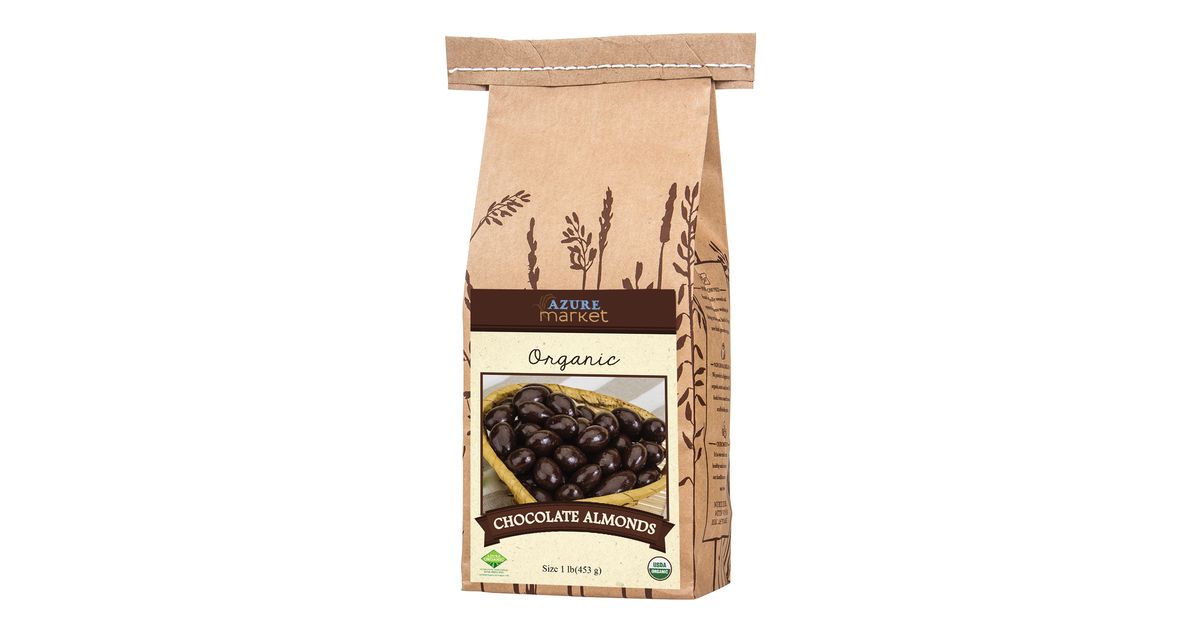 SunRidge Farms Almonds, Dark Chocolate Covered, Organic - Azure Standard