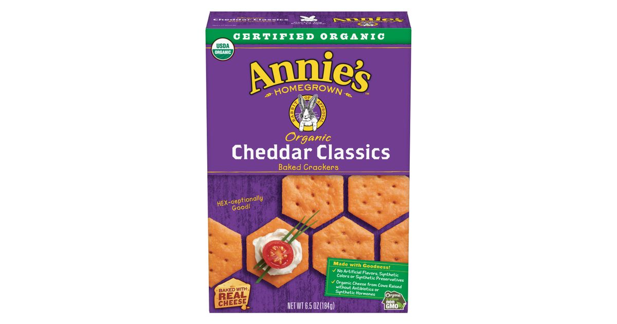 Annie's Crackers, Cheddar Classics, Organic - Azure Standard