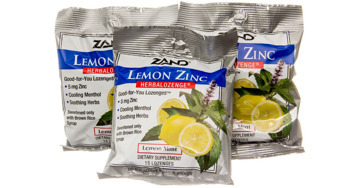 Zand Lemon Zinc Lozenges - Azure Standard