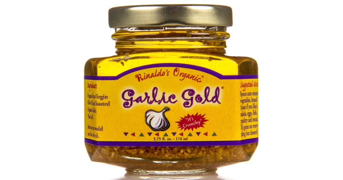 Garlic Gold Rinaldo's Garlic Gold Small Jar, Organic - Azure Standard