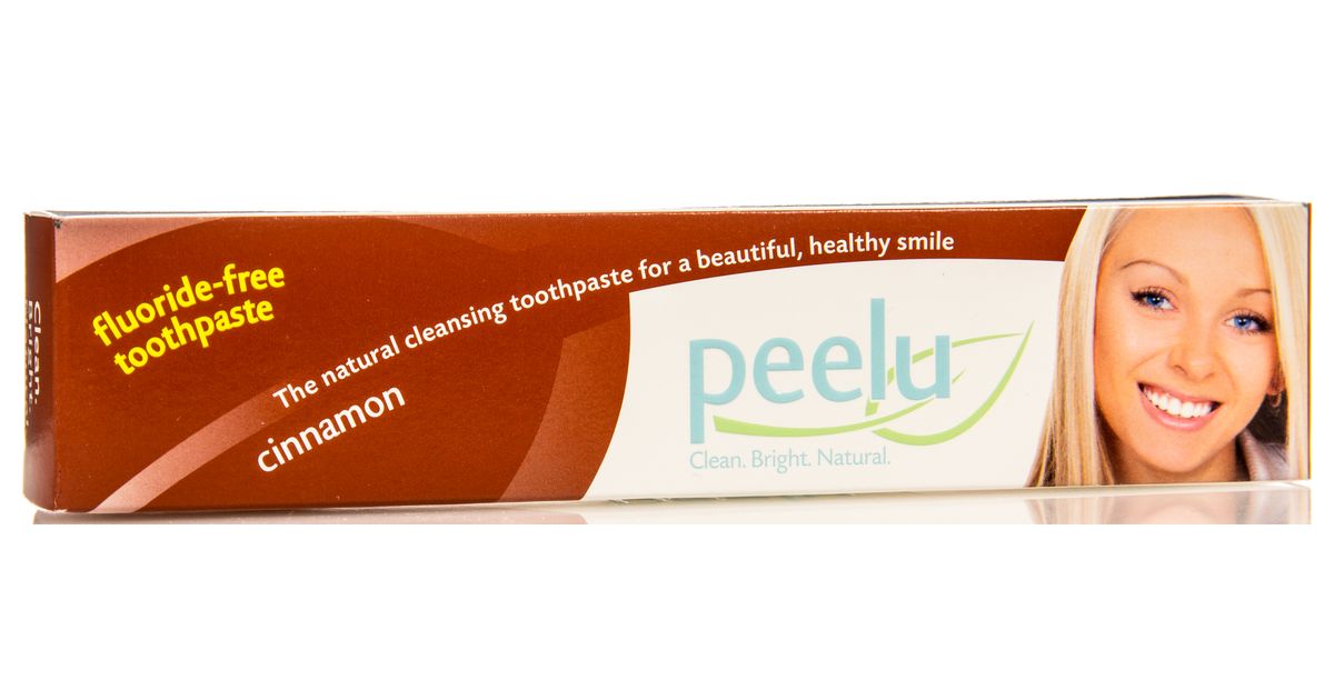 Peelu Toothpaste, Cinnamon, Fluoride Free - Azure Standard