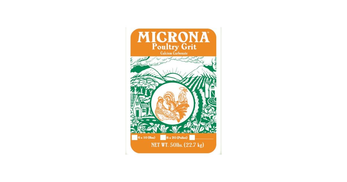 MICRONA Poultry 6x10 Grit Calcium Carbonate - Azure Standard
