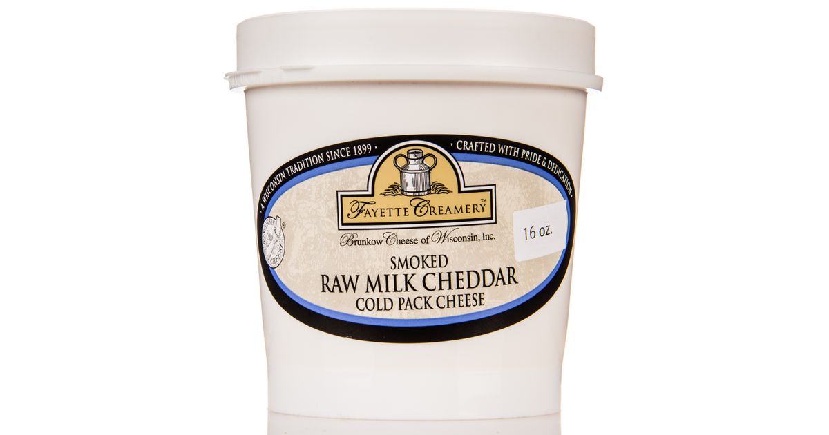 @@Brunkow Cheese Smoked Cheddar Cheese Spread - Azure Standard