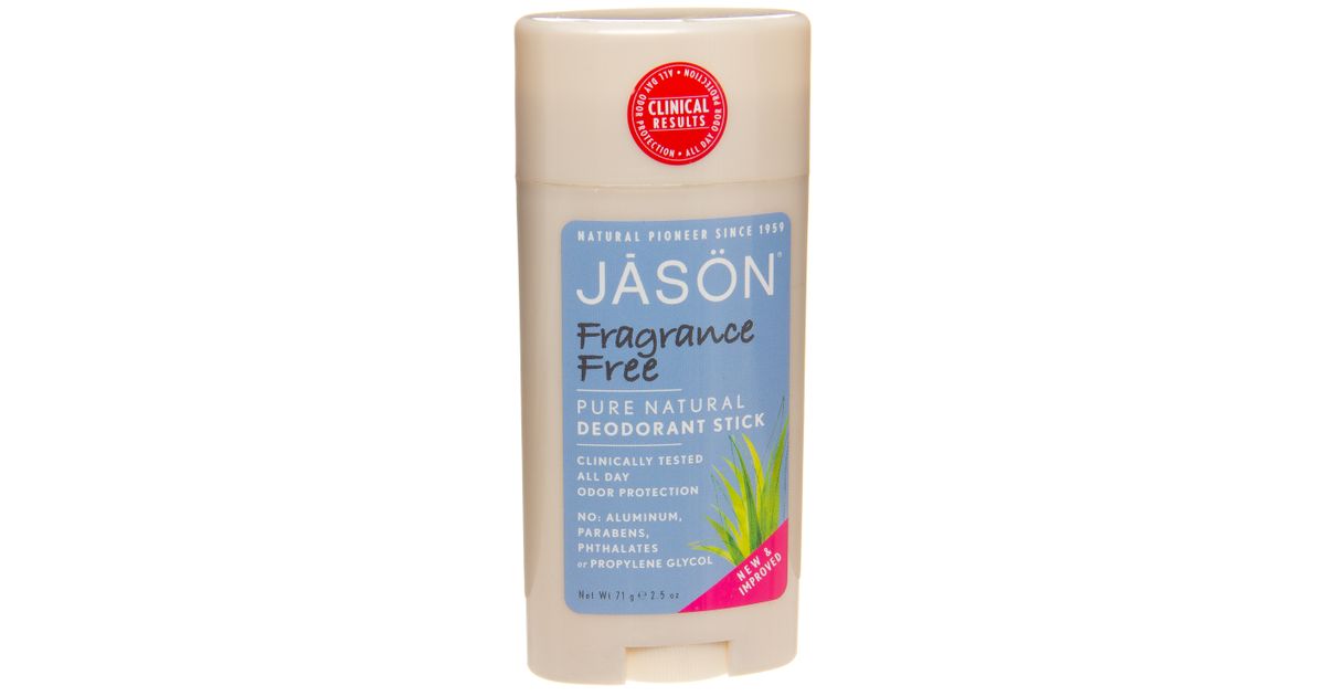 @@Jason Deodorant stick, Fragrance Free - Azure Standard