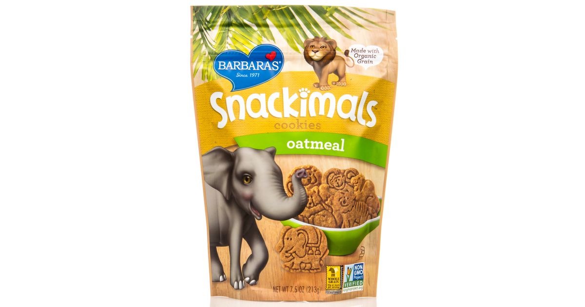 @@Barbara's Bakery Snackimals, Oatmeal, Wheat Free, Organic - Azure ...