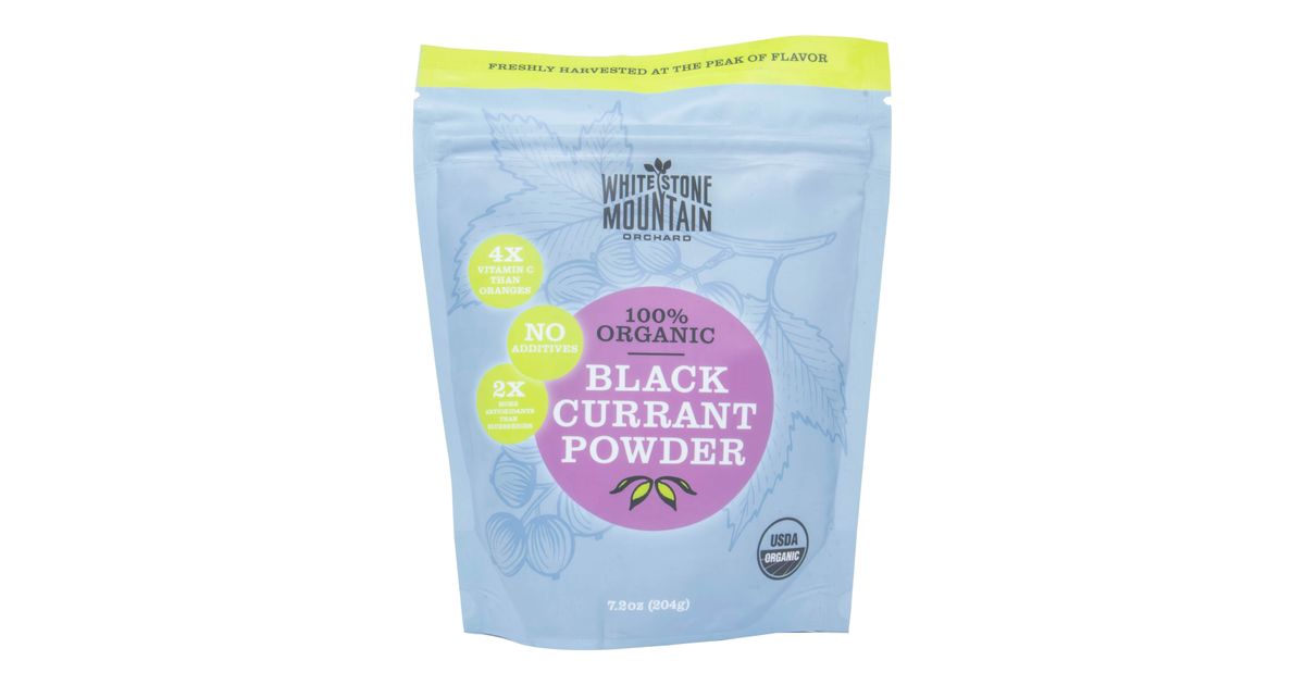 Whitestone Mountain Orchard Black Currant Powder, Organic - Azure Standard