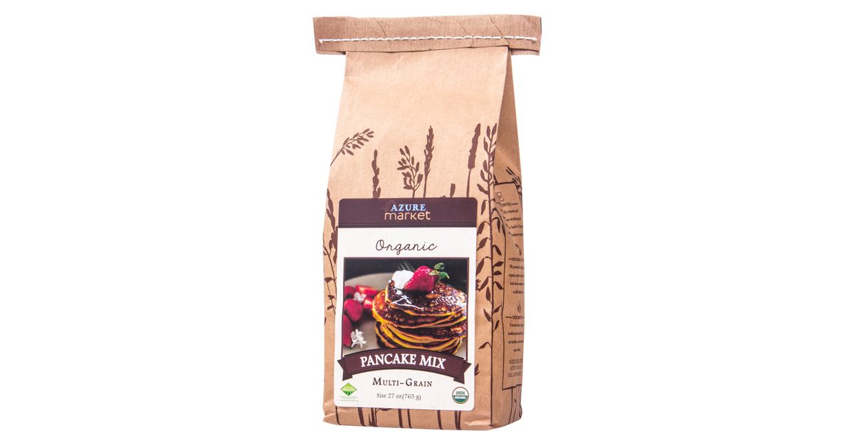Azure Market Organics Multi-Grain Pancake Mix, Organic - Azure Standard