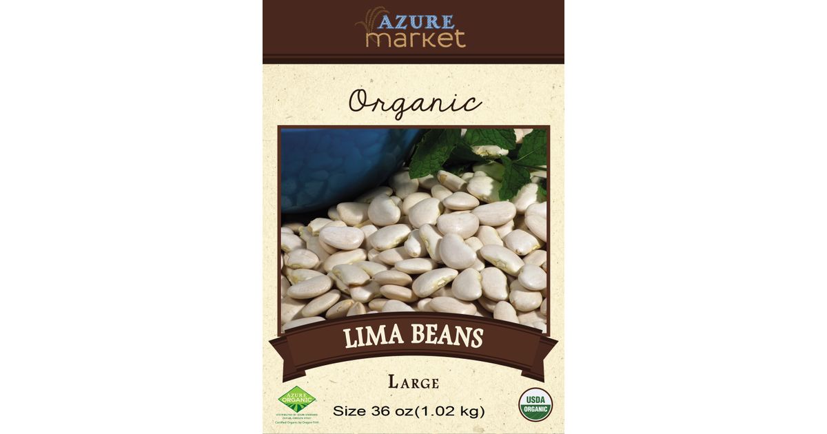Azure Market Organics Lima Beans, Large, Organic - Azure Standard