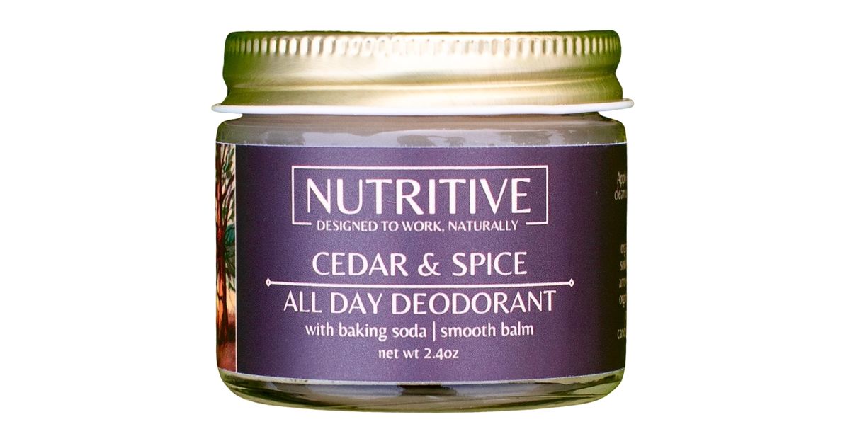 Nutritive Deodorant, Cedar & Spice - Azure Standard