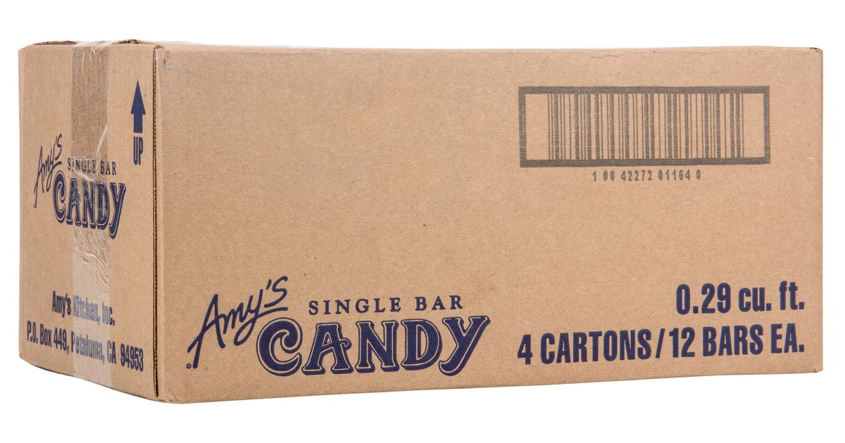 Amy's - Chewy Candy Bar Caramel with Pecan Milk Chocolate, Organic ...