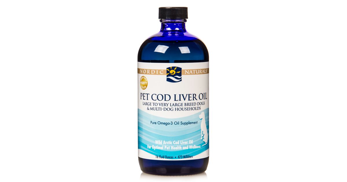 Nordic Naturals Cod Liver Oil, Pet, Large to Very Large Breed Dogs and ...
