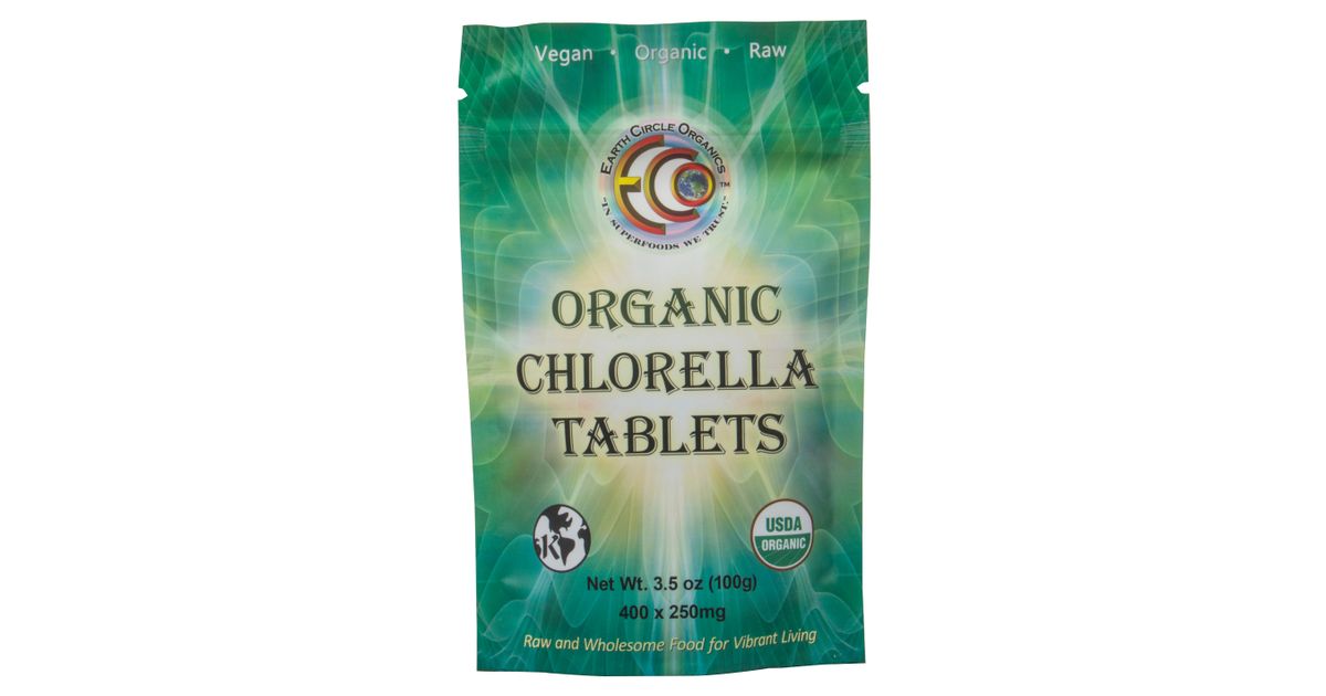 @@Earth Circle Organics Chlorella Tablets, Raw, Organic - Azure Standard
