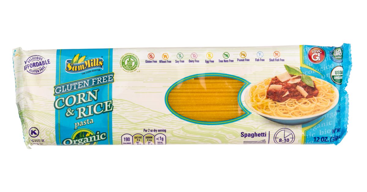 Sam Mills Spaghetti, Corn Rice, GF, Organic - Azure Standard