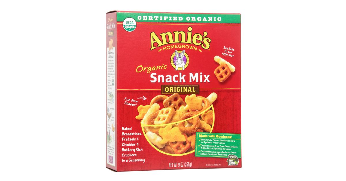 Annie's Snack Mix Bunnies Crackers & Pretzels, Organic - Azure Standard