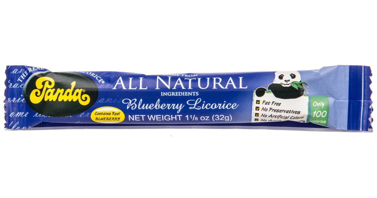 Panda Blueberry Licorice Bar - Azure Standard